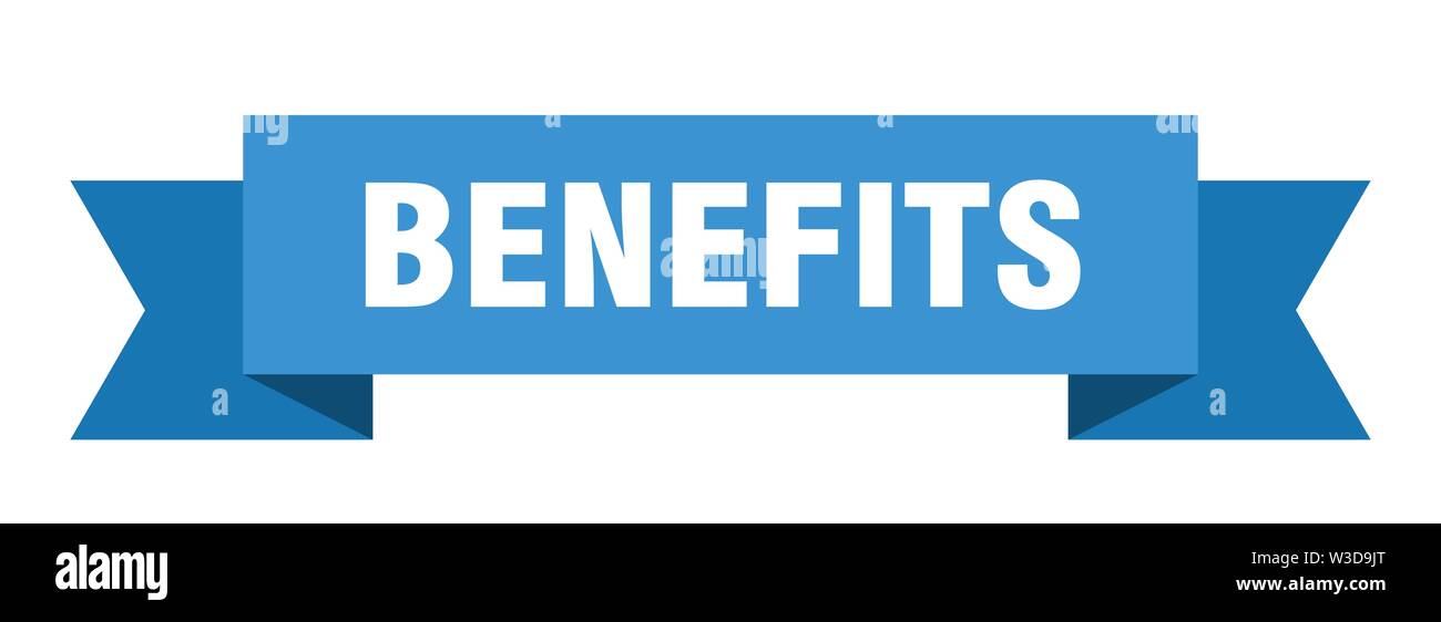 benefits ribbon. benefits isolated sign. benefits banner Stock Vector ...