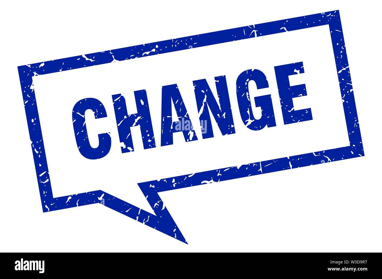 change sign. change square speech bubble. change Stock Vector Image ...