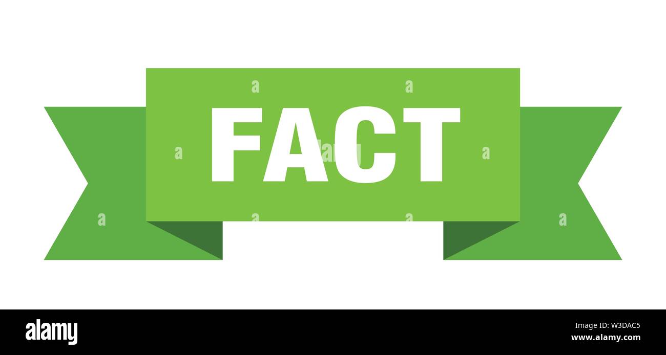 fact ribbon. fact isolated sign. fact banner Stock Vector Image & Art ...