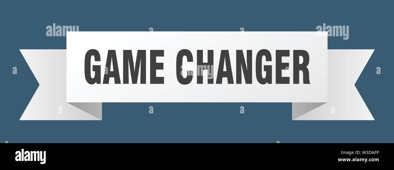 game changer ribbon. game changer isolated sign. game changer banner ...
