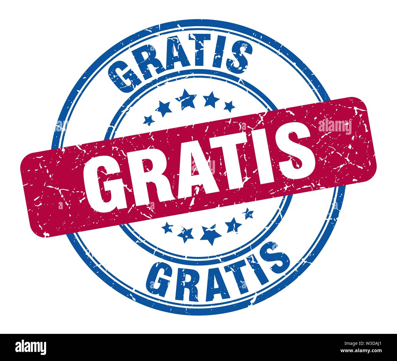 Gratis round red grunge hi-res stock photography and images - Alamy