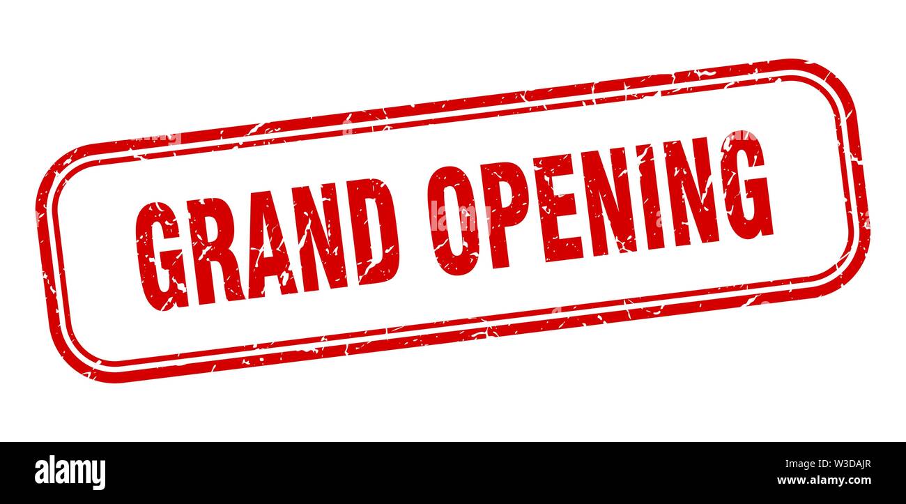 grand opening stamp. grand opening square grunge sign. grand opening ...