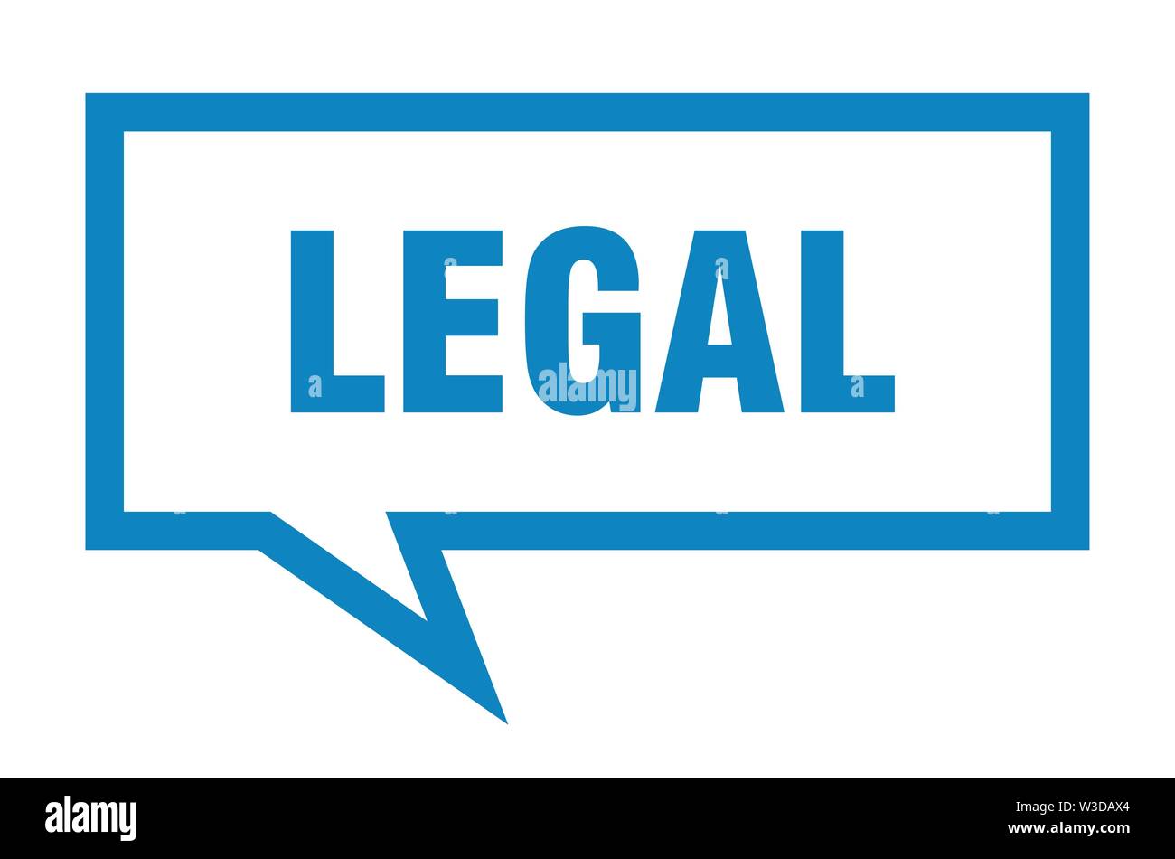 legal sign. legal square speech bubble. legal Stock Vector Image & Art ...