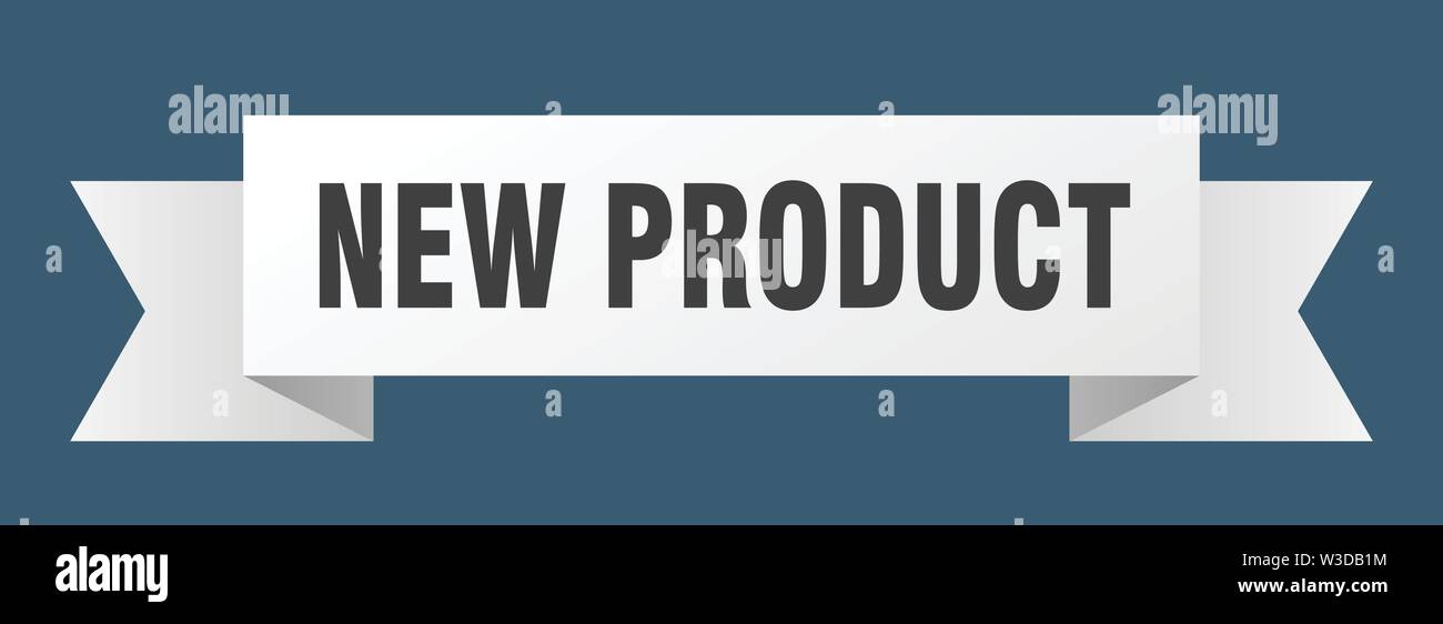 new product ribbon. new product isolated sign. new product banner Stock ...
