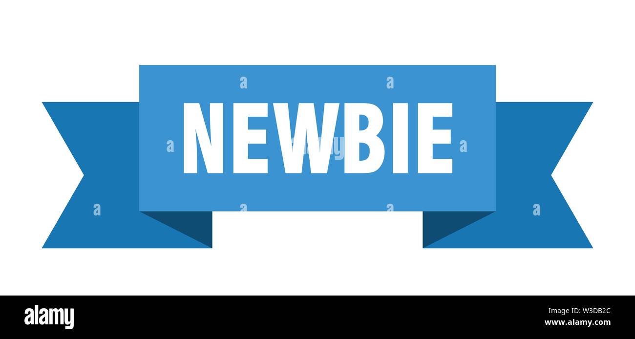 newbie ribbon. newbie isolated sign. newbie banner Stock Vector Image ...