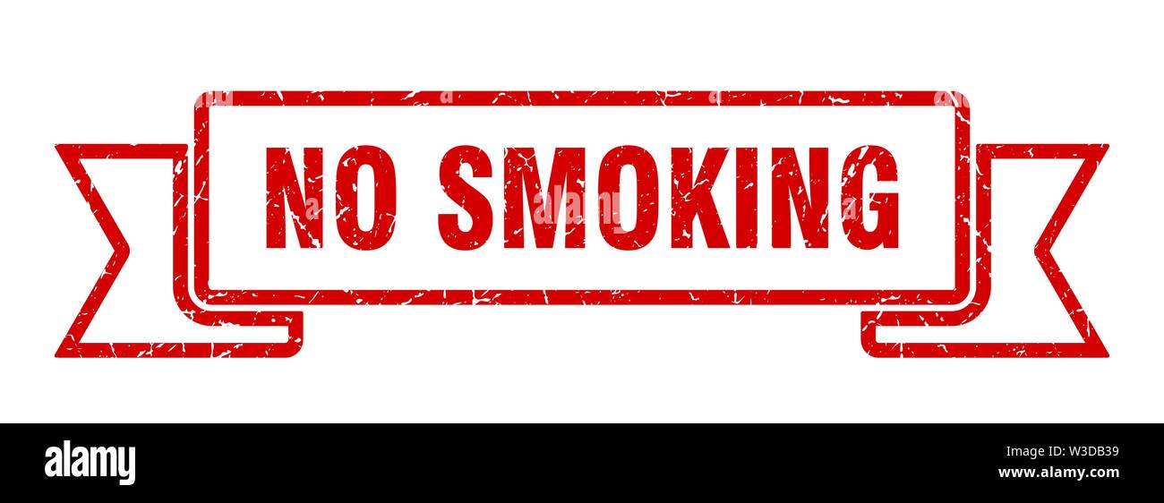 no smoking grunge ribbon. no smoking sign. no smoking banner Stock ...