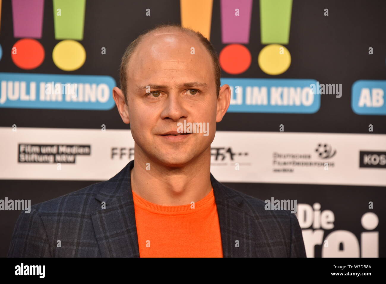 Cologne, Germany. 13th July, 2019. Actor Moritz Führmann comes to the ...
