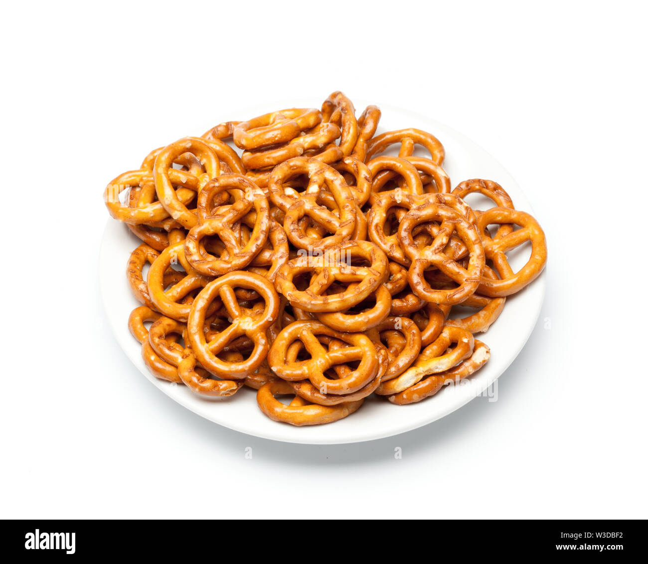 cookies bretzels on a white background Stock Photo - Alamy
