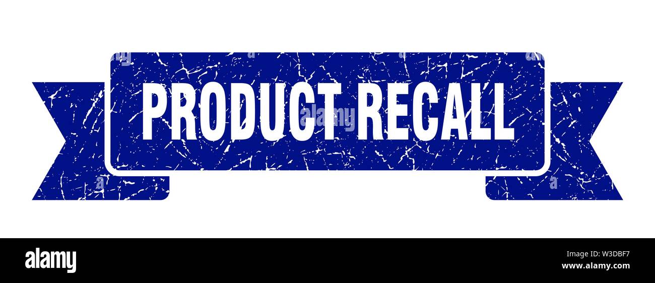 product recall grunge ribbon. product recall sign. product recall ...