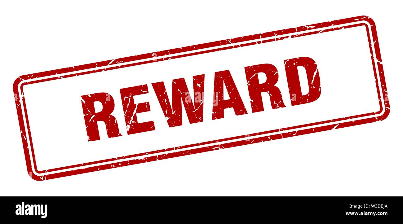 reward stamp. reward square grunge sign. reward Stock Vector Image ...
