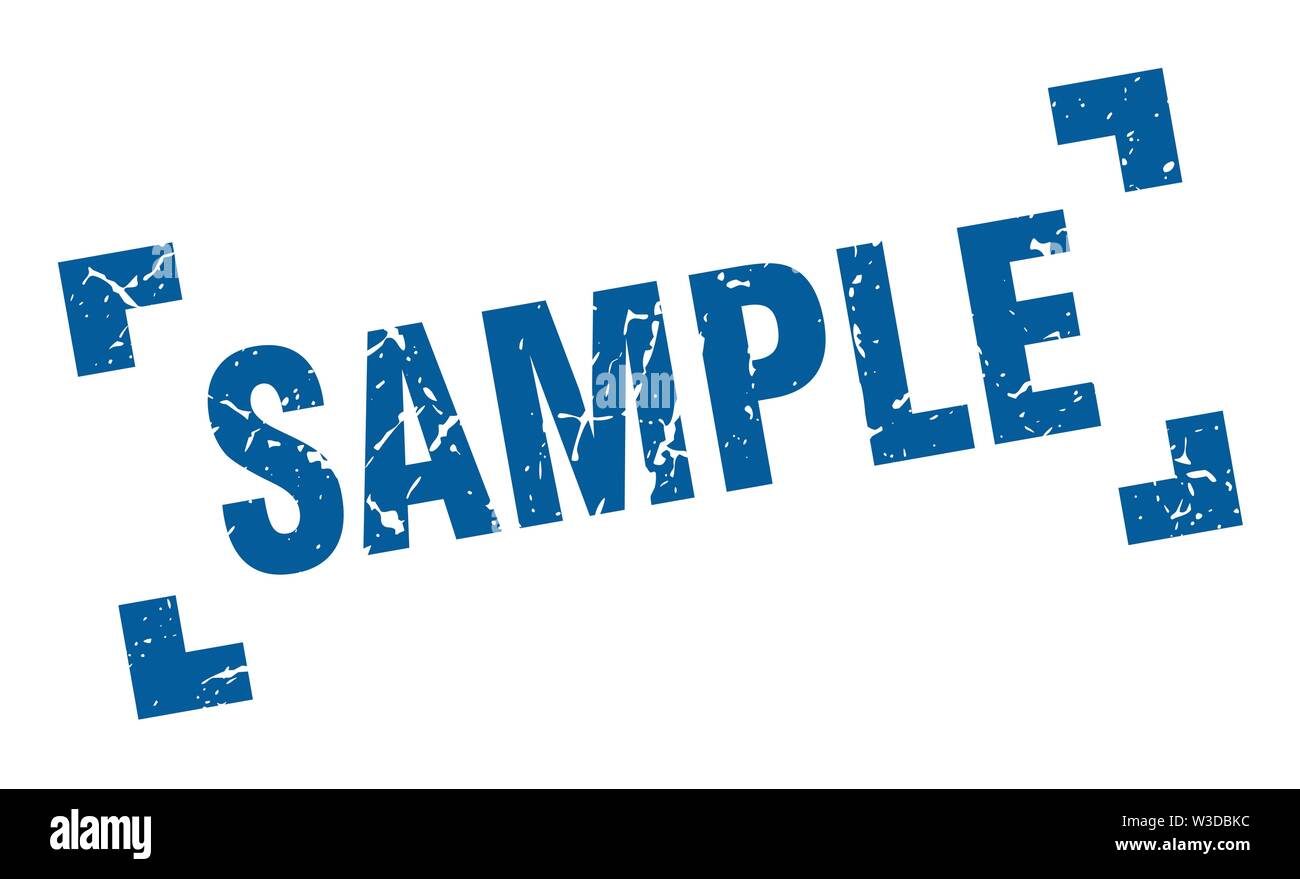 sample stamp. sample square grunge sign. sample Stock Vector Image ...