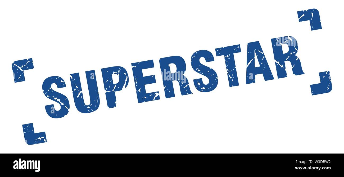 superstar stamp. superstar square grunge sign. superstar Stock Vector ...