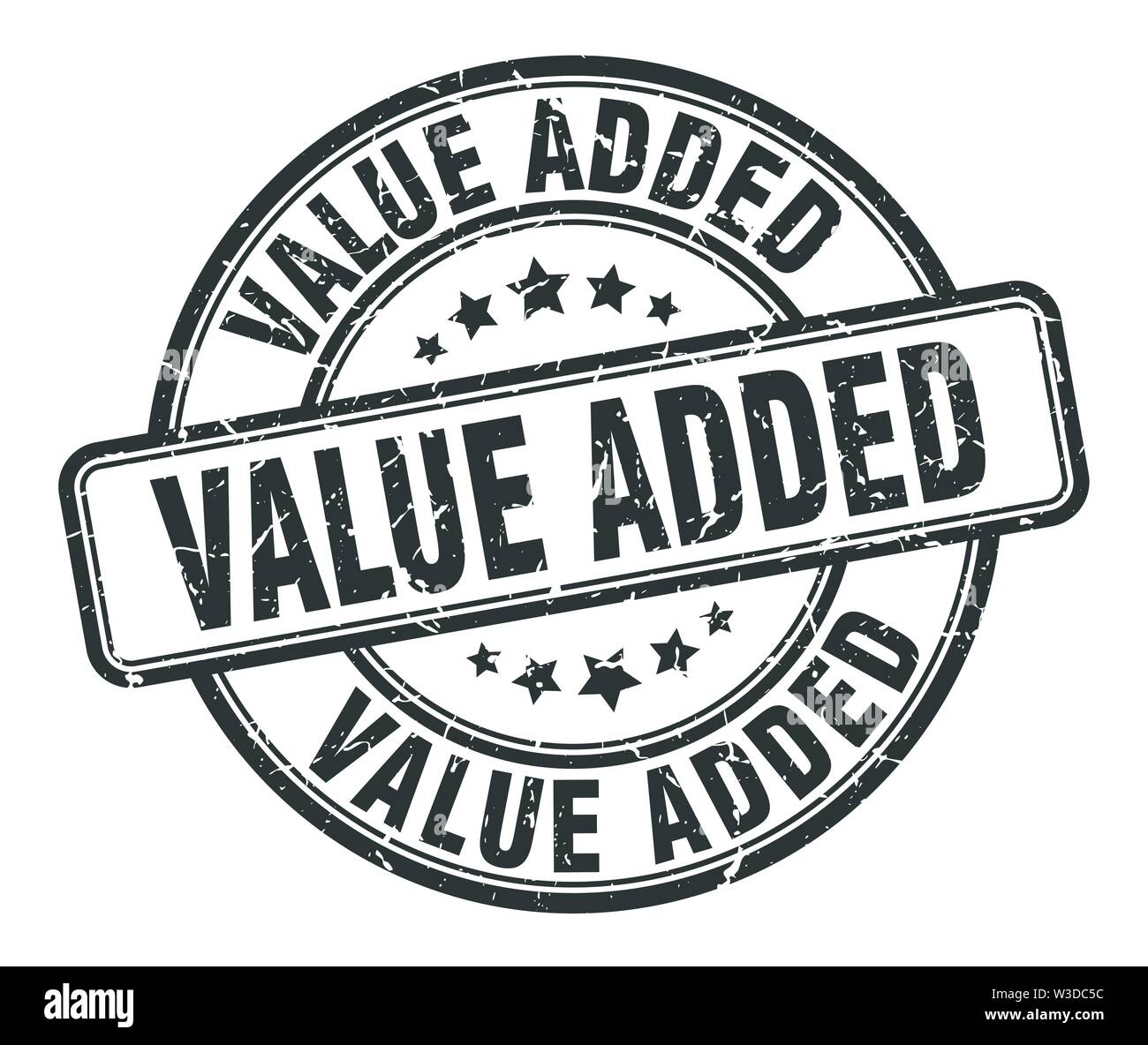 value added stamp. value added round grunge sign. value added Stock ...
