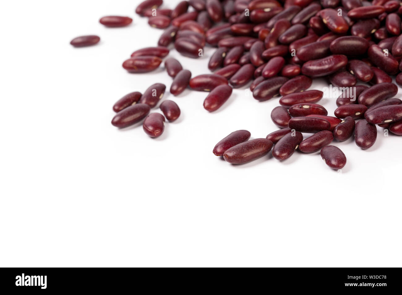 Red bean isolated on white background Stock Photo - Alamy