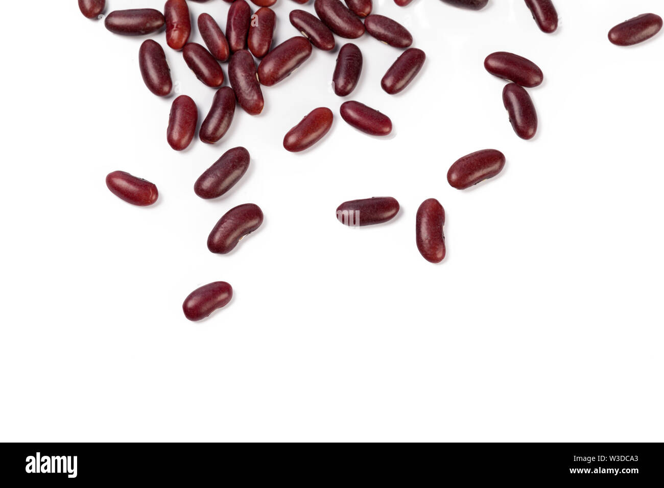 Red bean isolated on white background Stock Photo - Alamy