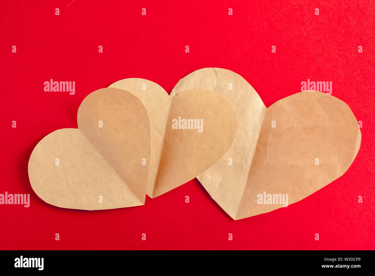 Beautiful paper hearts Stock Photo - Alamy