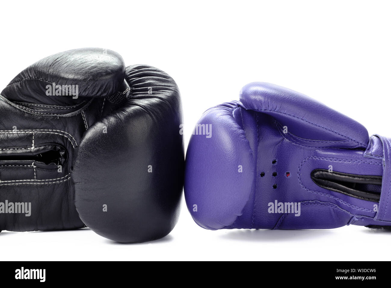 Boxing gloves close up on a white background Stock Photo - Alamy