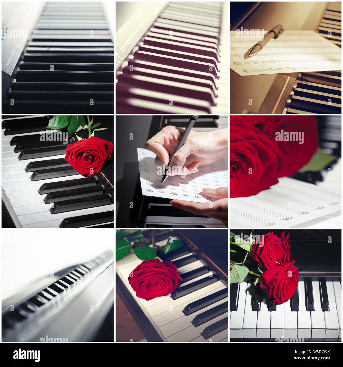 Close up piano detail Cut Out Stock Images & Pictures - Alamy