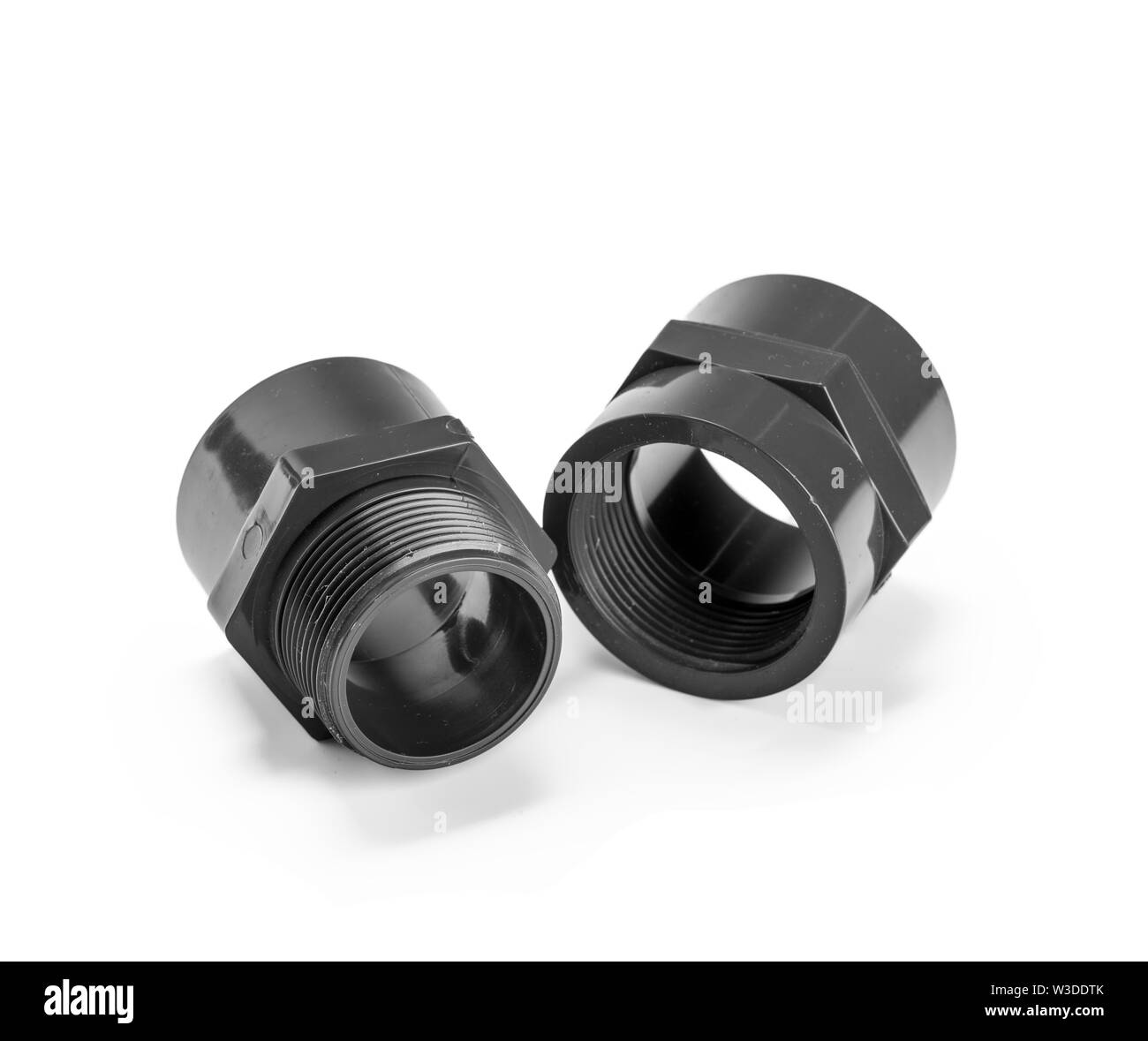 Plumber tube for water isolated on a white background Stock Photo - Alamy