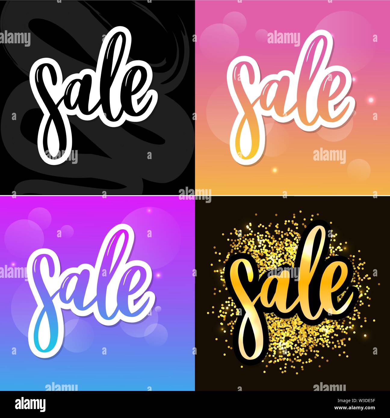 Black letters: SALE, Hand sketched Sale lettering typography. Hand ...