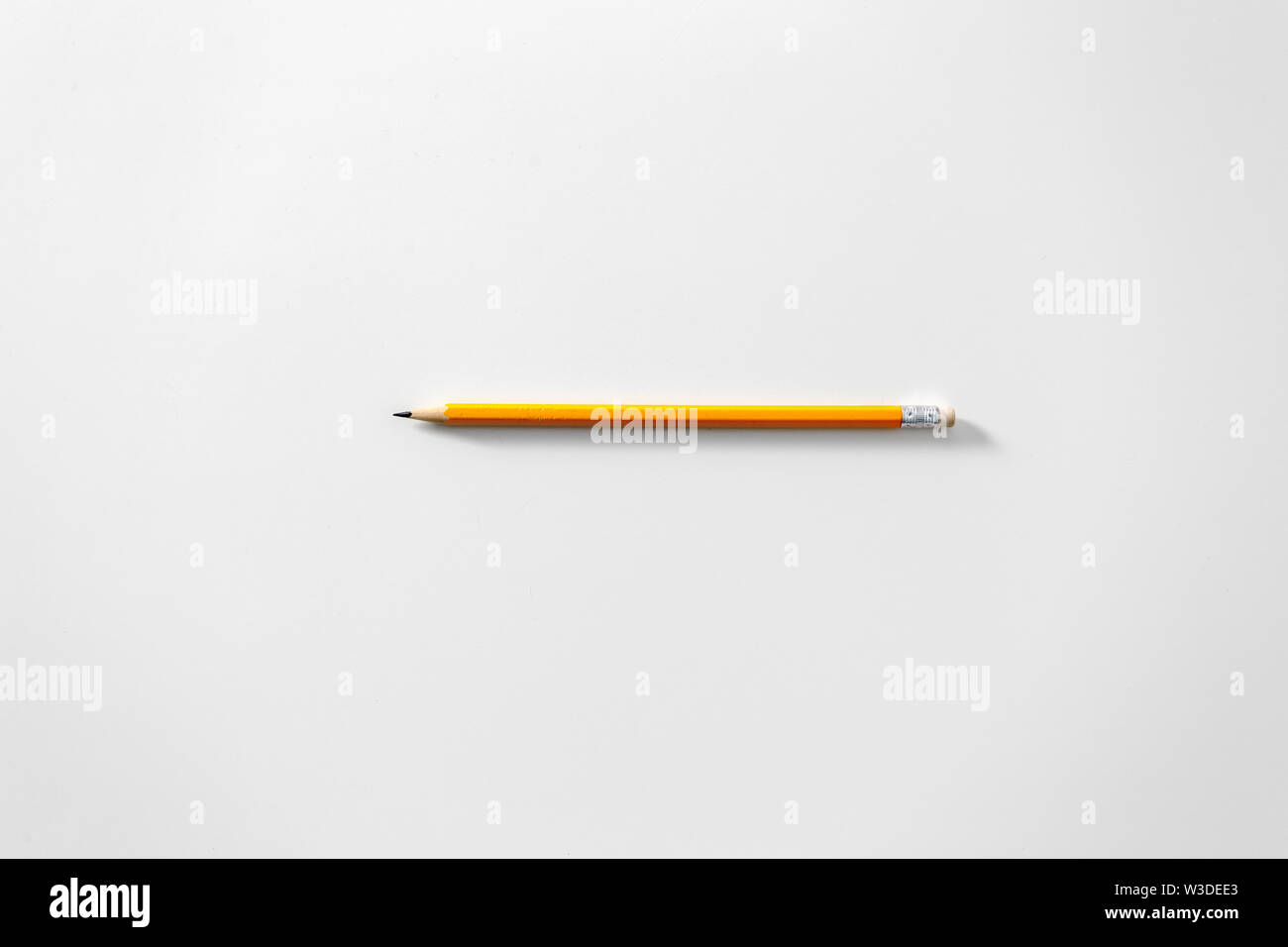 Pencil isolated on pure white background Stock Photo - Alamy
