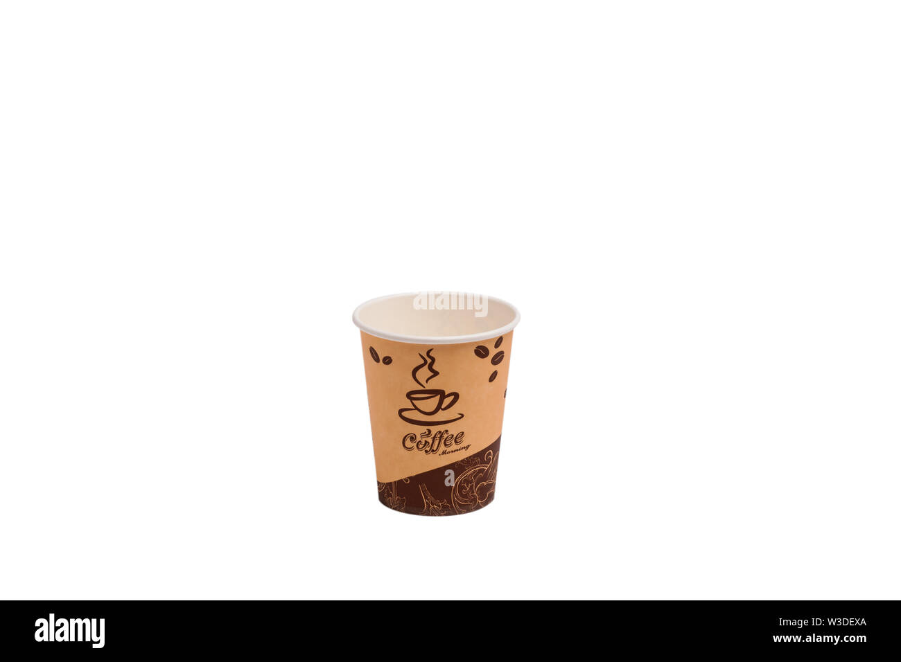 Colored paper cup isolated on white background Stock Photo - Alamy