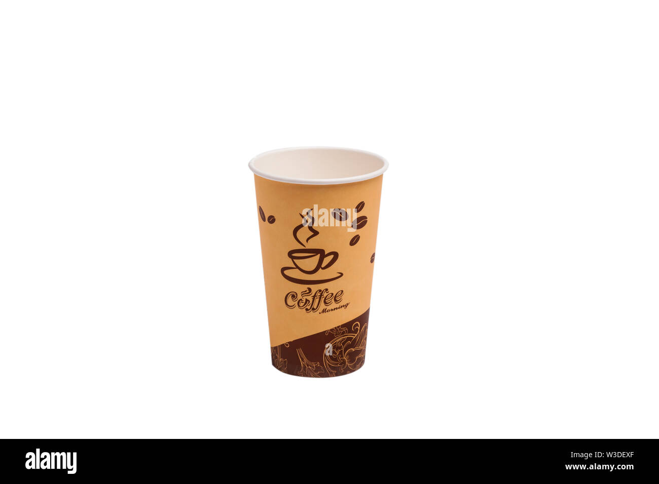 Colored paper cup isolated on white background Stock Photo - Alamy