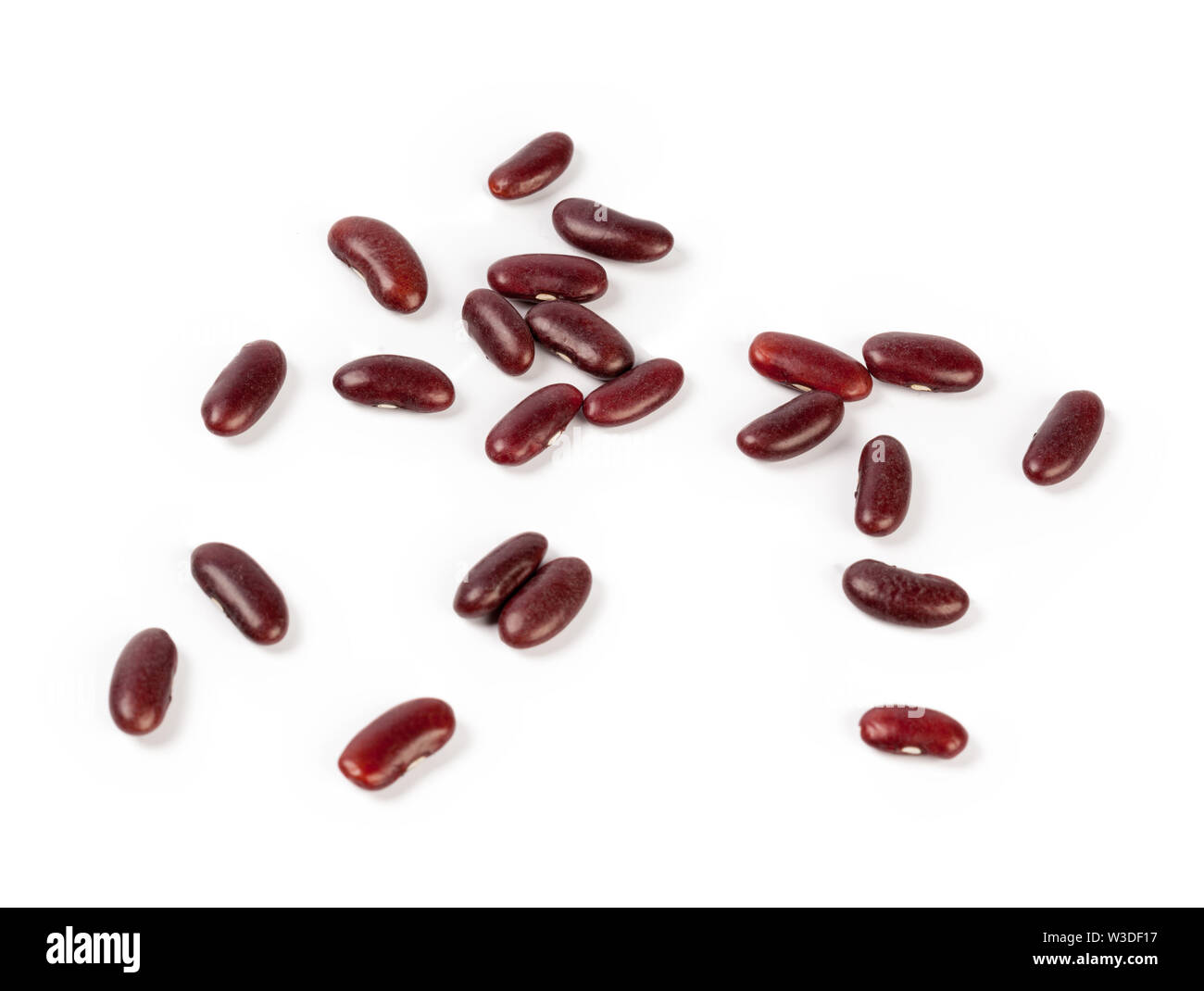 Red bean isolated on white background Stock Photo - Alamy