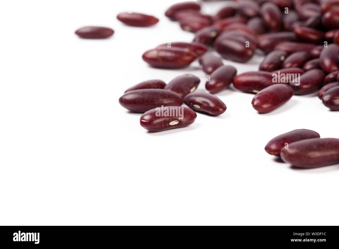 Red bean isolated on white background Stock Photo - Alamy