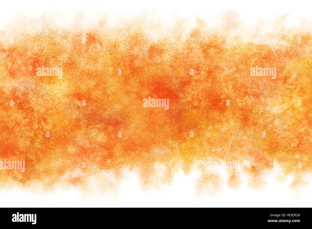 Autumn red color abstract on natural watercolor hand paint background ...