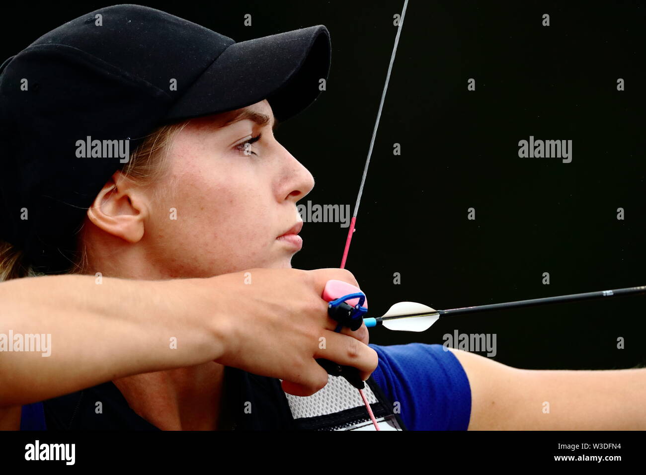 Tokyo, Japan. 14th July, 2019. Reena Parnat (EST) Archery : READY STEADY TOKYO - Archery Women's ...