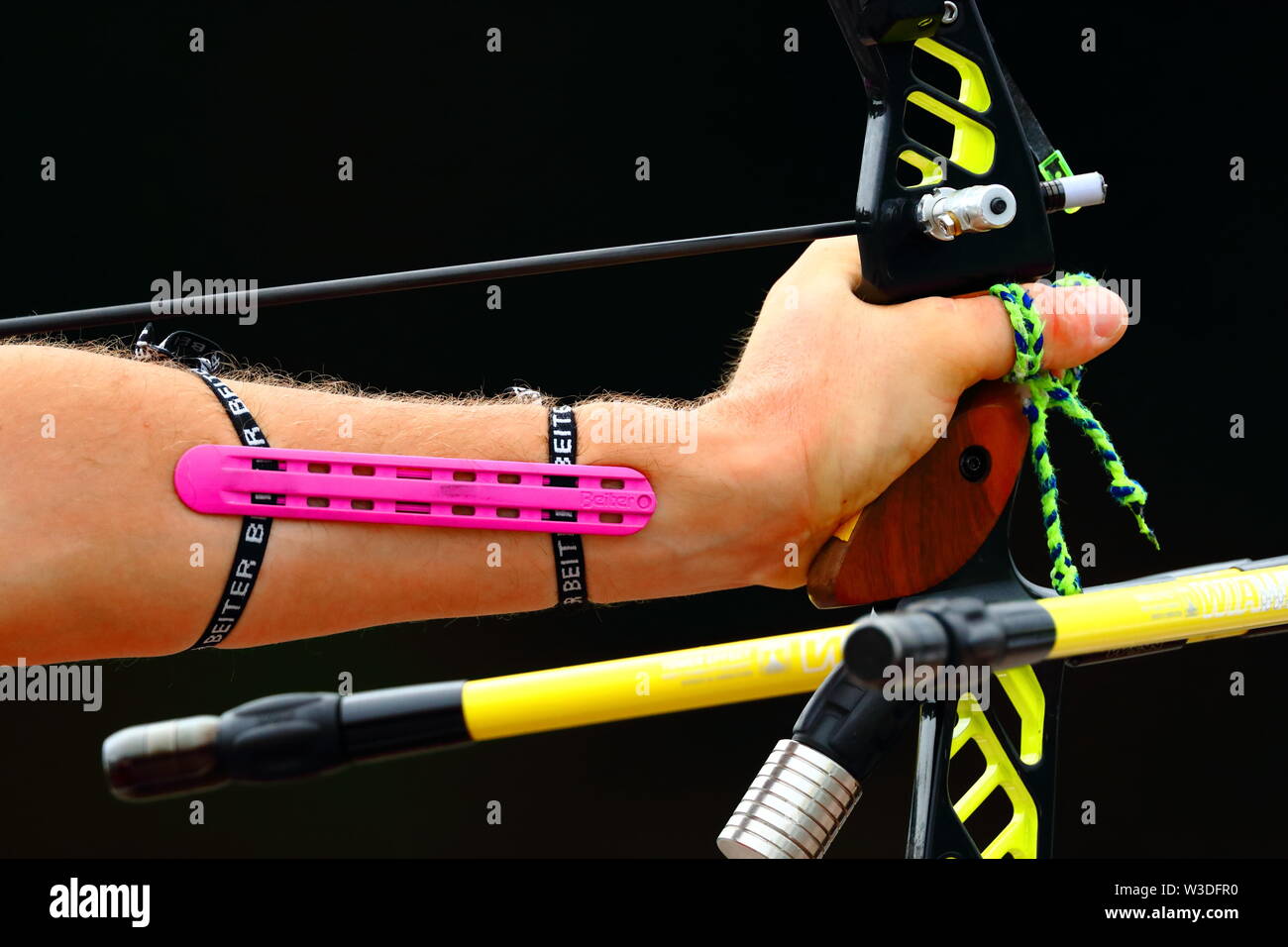 Tokyo, Japan. 14th July, 2019. Jeff Henckels (LUX) Archery : READY ...