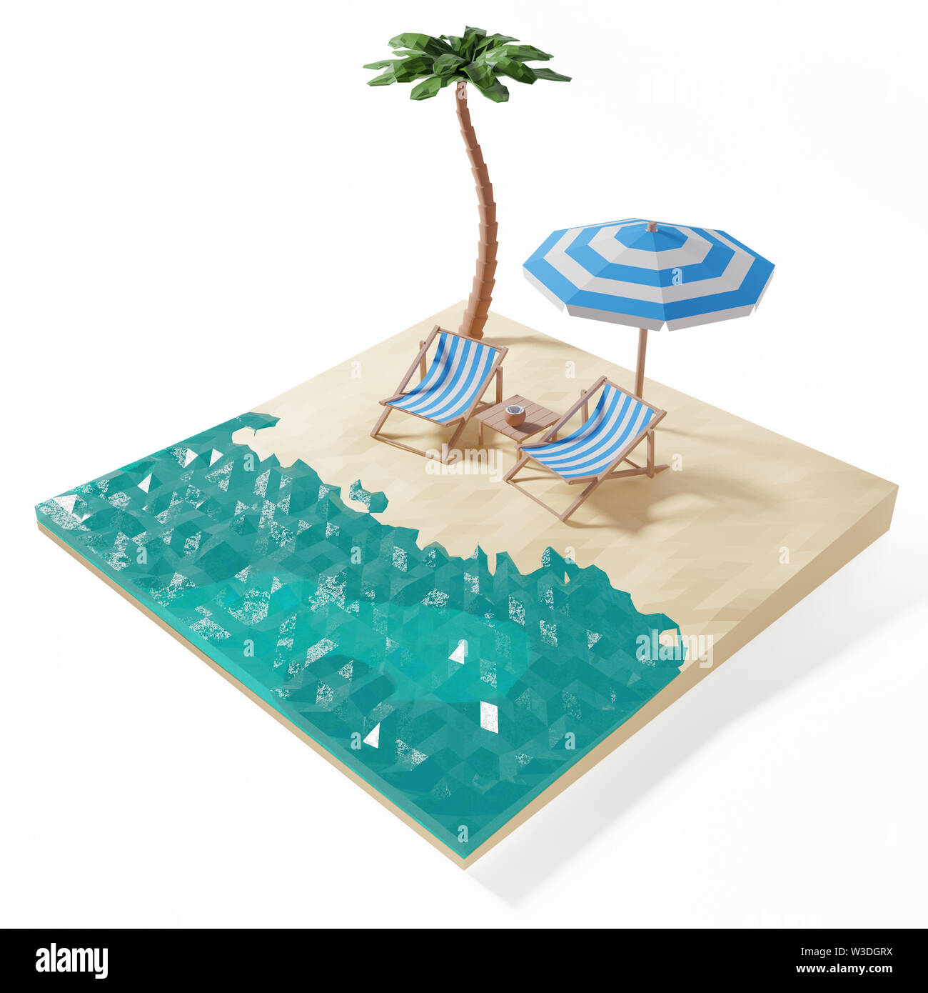 Tropical beach resort island Cut Out Stock Images & Pictures - Alamy