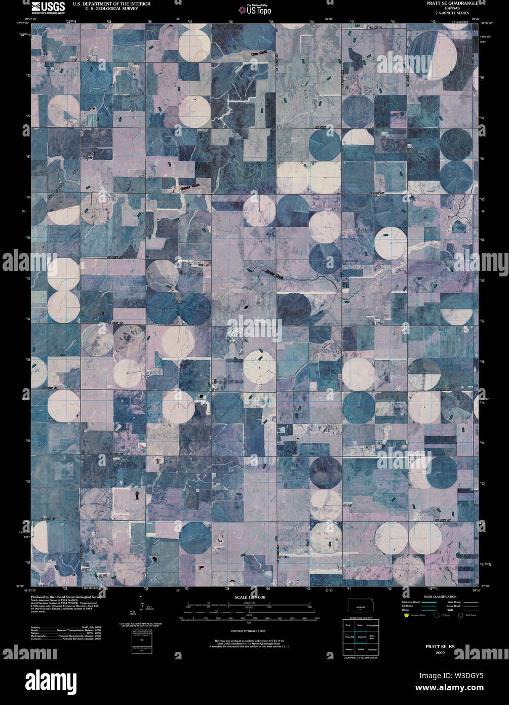 Pratt kansas map hi-res stock photography and images - Alamy