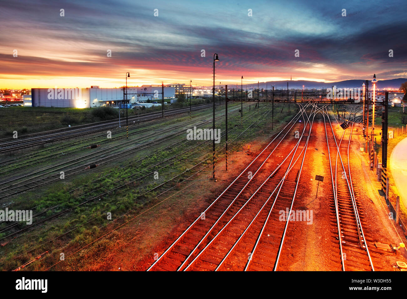 Many railway tracks hi-res stock photography and images - Alamy
