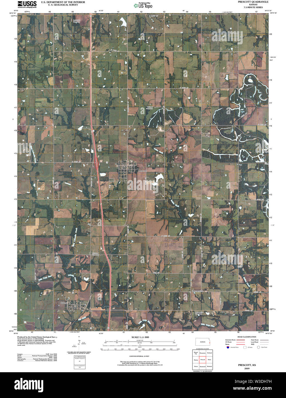 Prescott map hi-res stock photography and images - Alamy