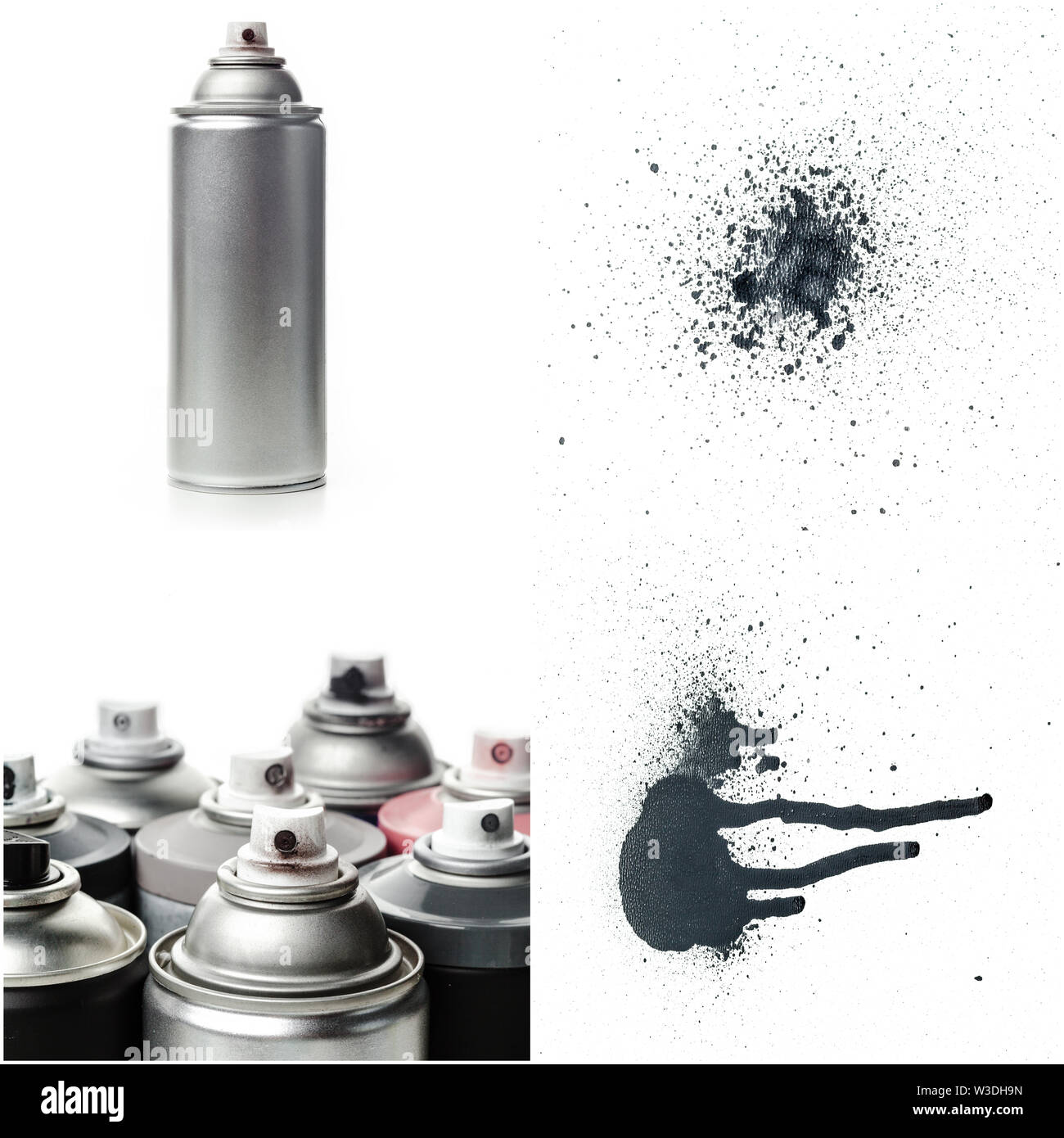 Blank aluminum spray can Stock Photo - Alamy