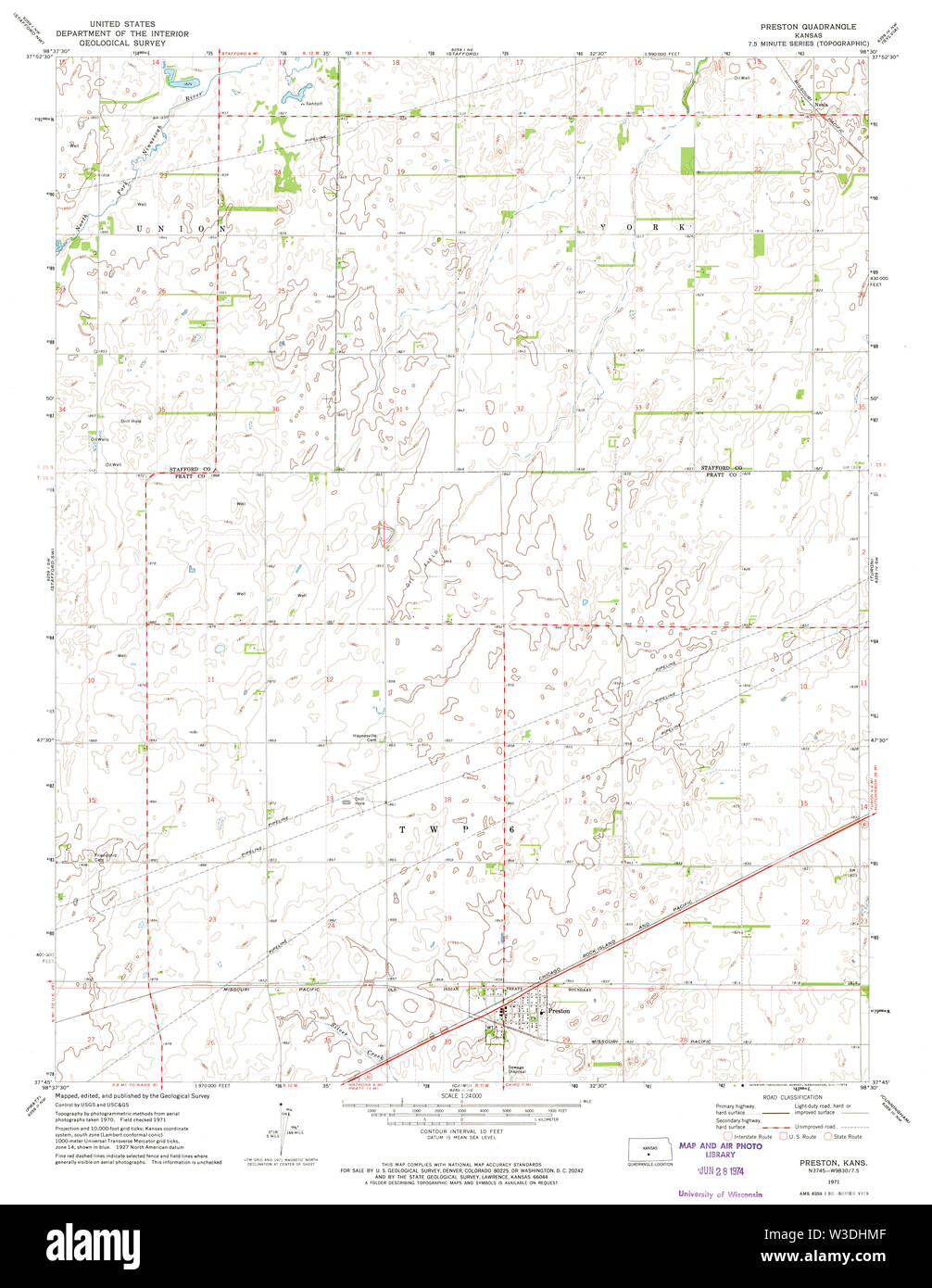 Preston map Cut Out Stock Images & Pictures - Alamy