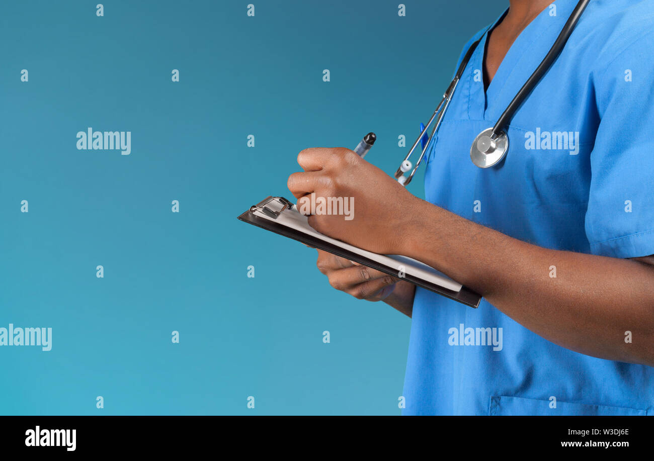 African doctor portrait Stock Photo - Alamy