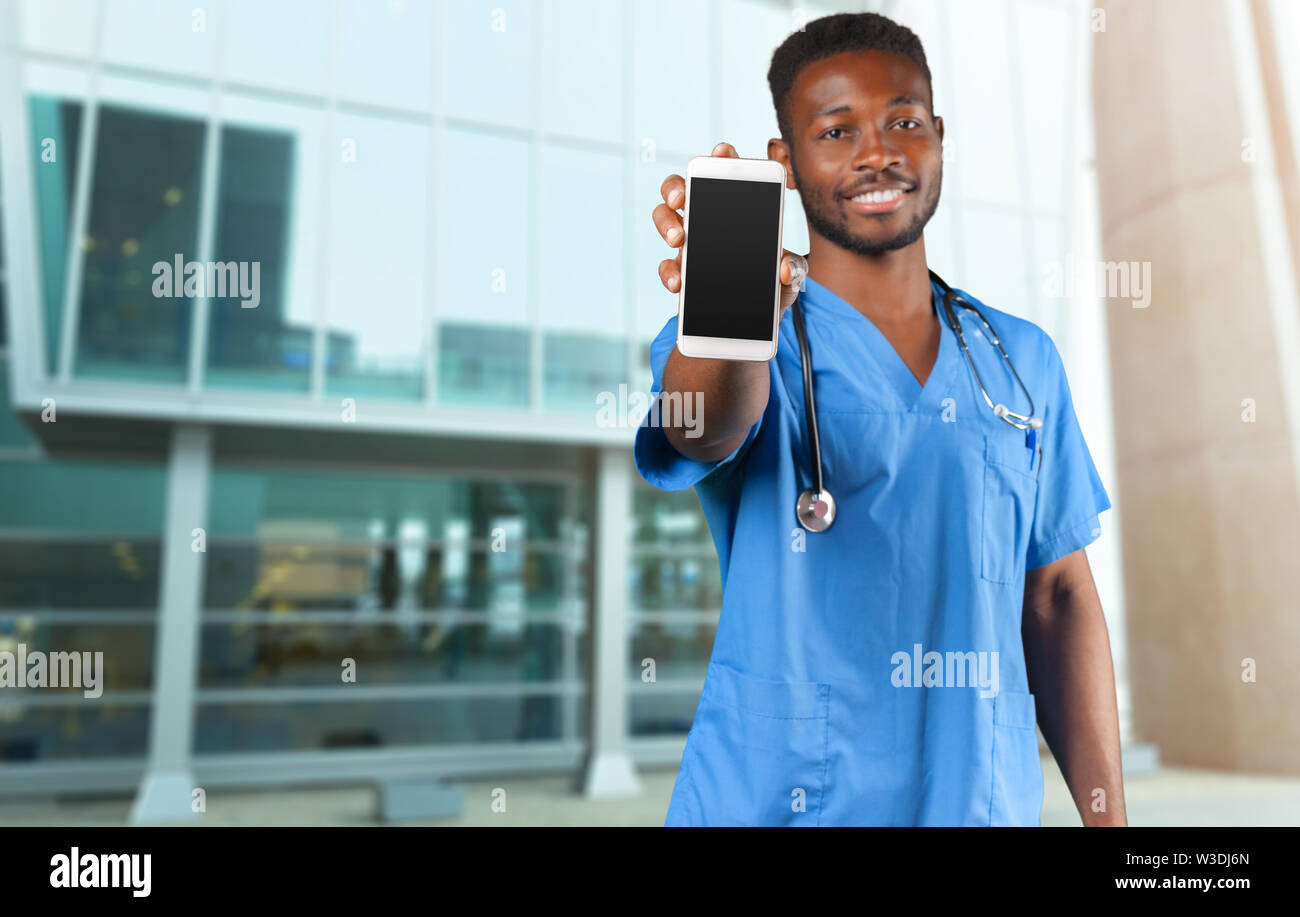 African doctor portrait Stock Photo - Alamy
