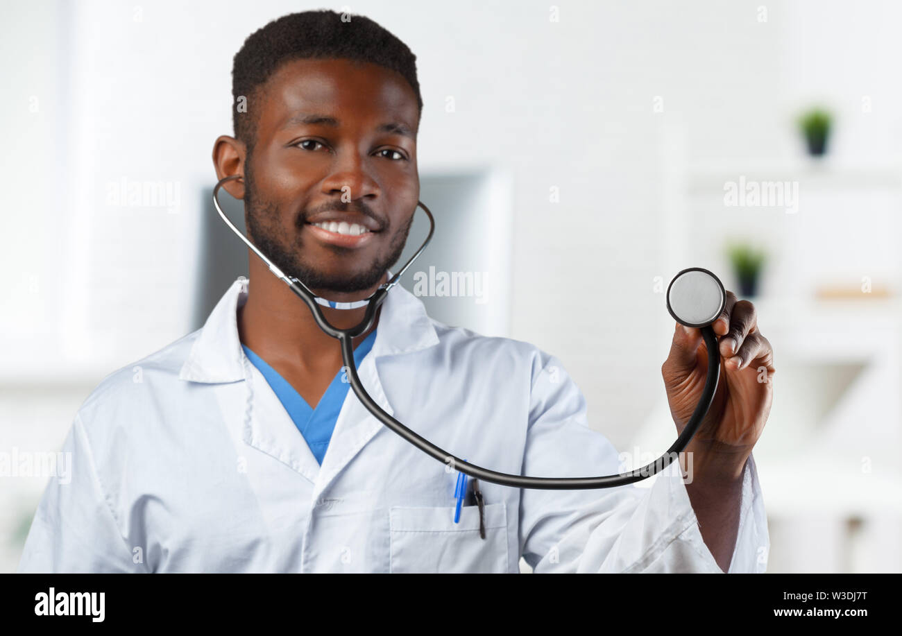 African doctor portrait Stock Photo - Alamy