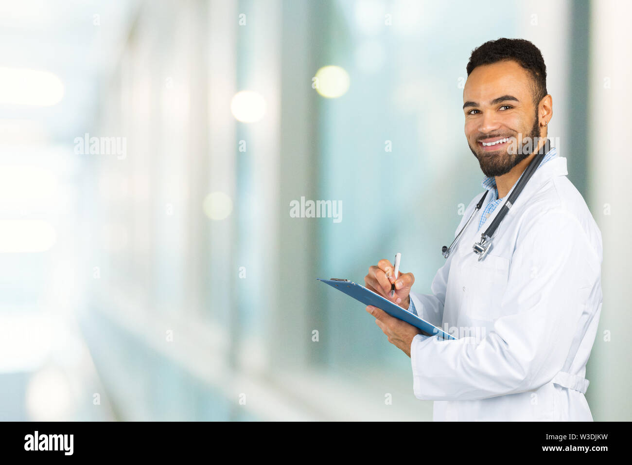 African doctor portrait Stock Photo - Alamy