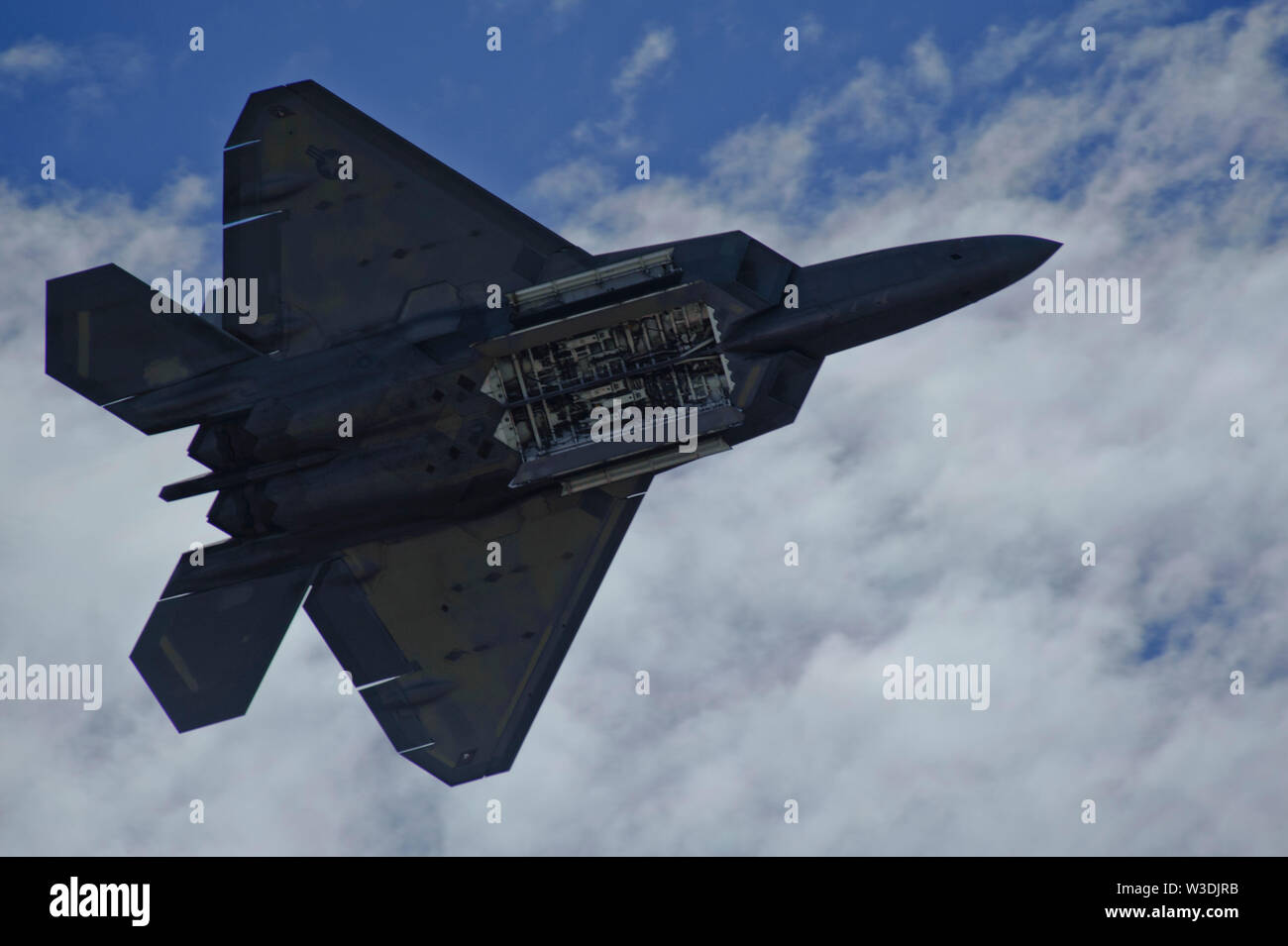 U.S. Air Force Maj. Paul Lopez, F-22 Demo Team commander, performers ...