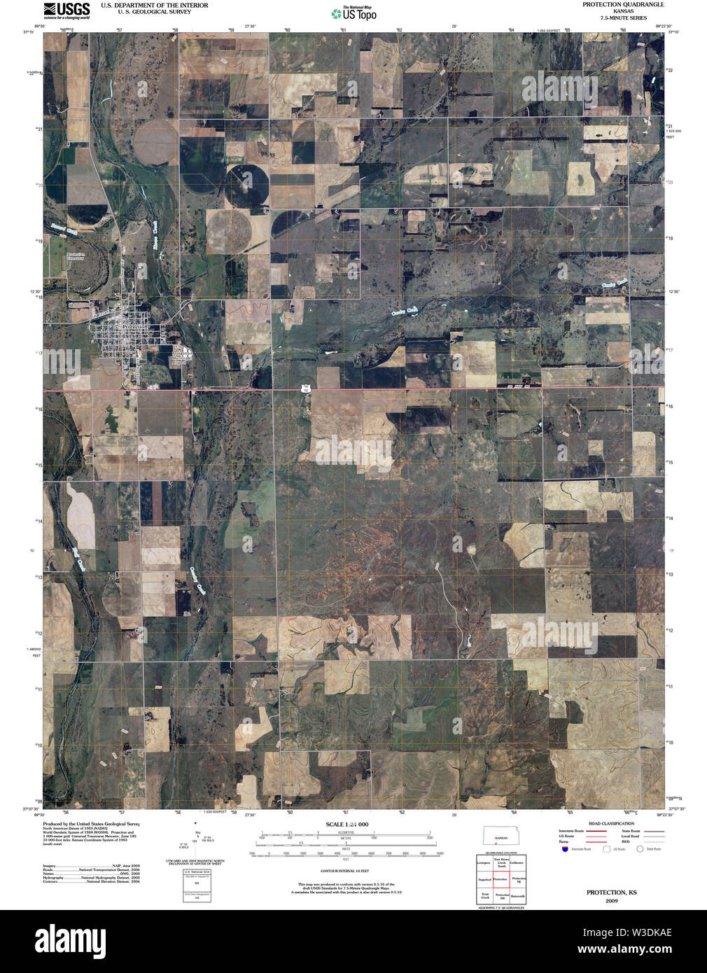 Protection kansas map hi-res stock photography and images - Alamy