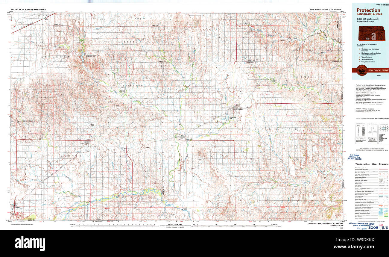 Protection kansas map hi-res stock photography and images - Alamy