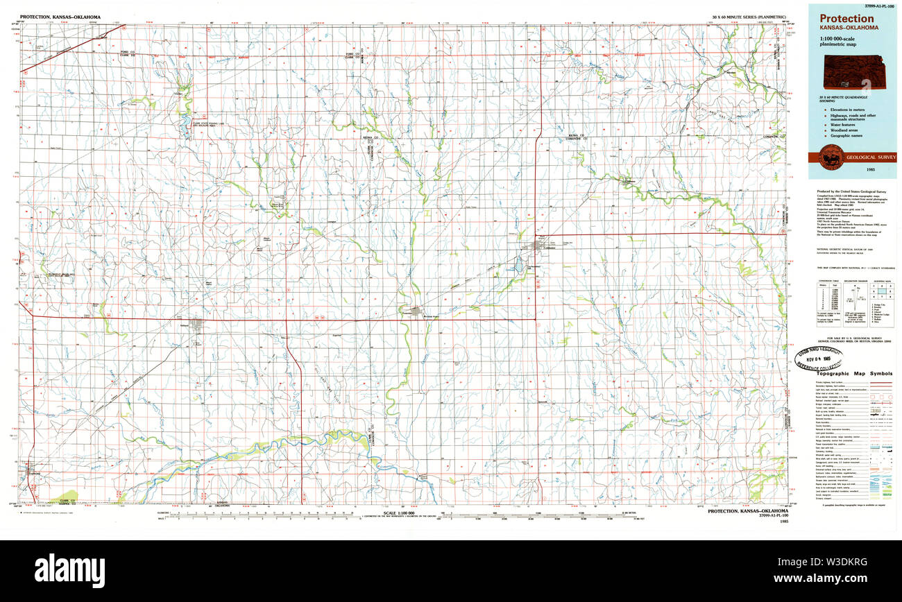 Protection kansas map hi-res stock photography and images - Alamy