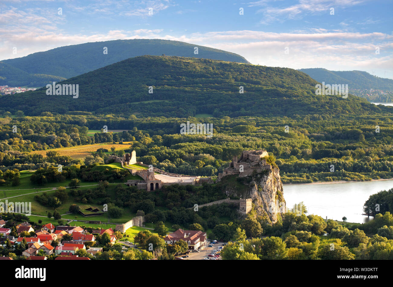 Bratislava - Ruin of castle Devin, Slovakia Stock Photo - Alamy