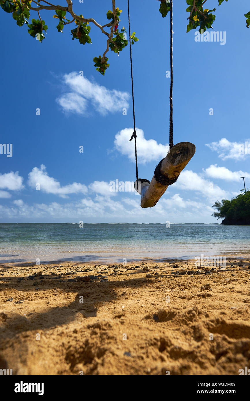 Rope swing over water hi-res stock photography and images - Alamy