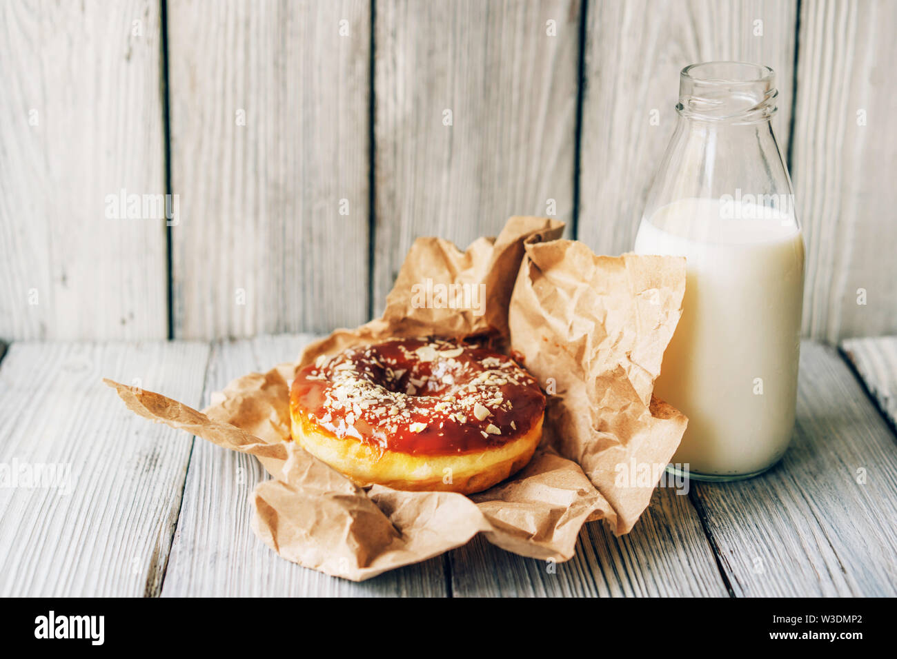 donut and milk Stock Photo - Alamy