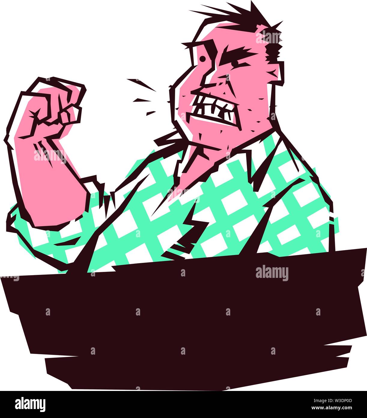 Emotional old man in Cut Out Stock Images & Pictures - Alamy